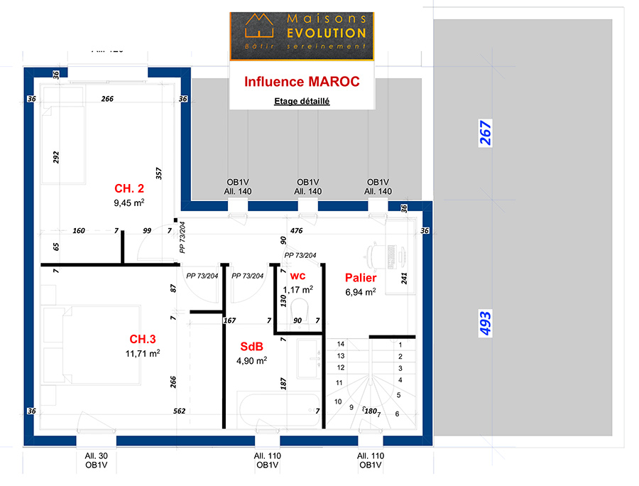 Plan Maison 100m2 R 2 Maroc - Home Alqu